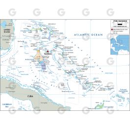 Map Of Eastern Us And Bahamas