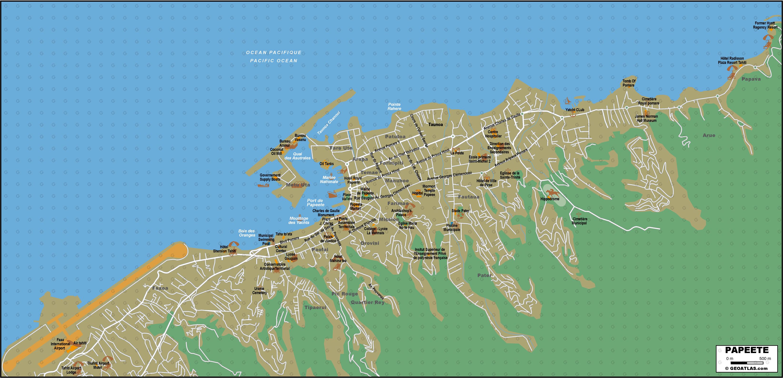 Papeete Map