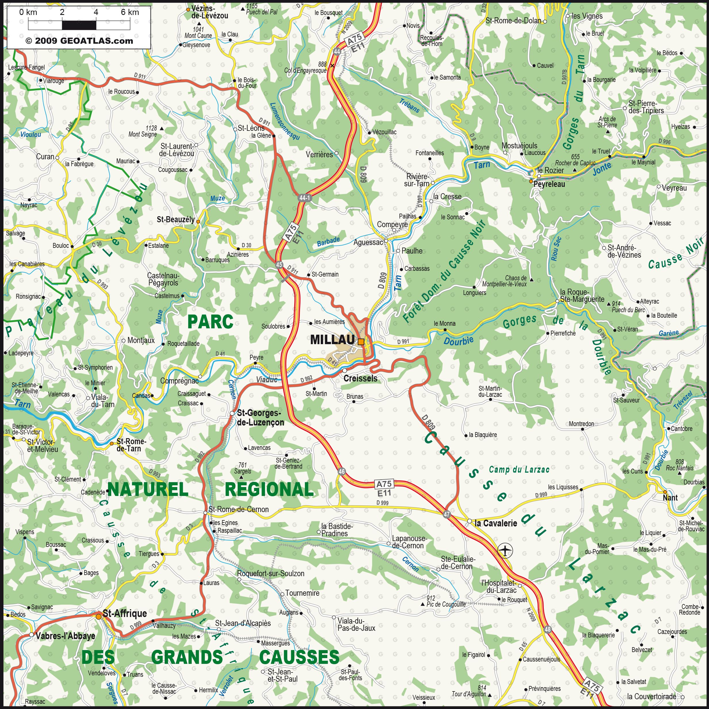 Gare De Millau Plan _ Carte De Bus Millau – TBFK